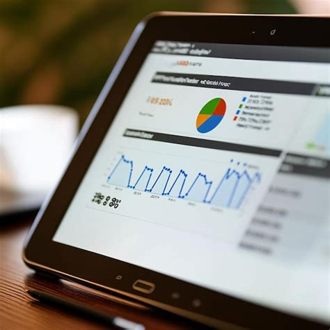 a closeup of a marketing dashboard displaying key performance