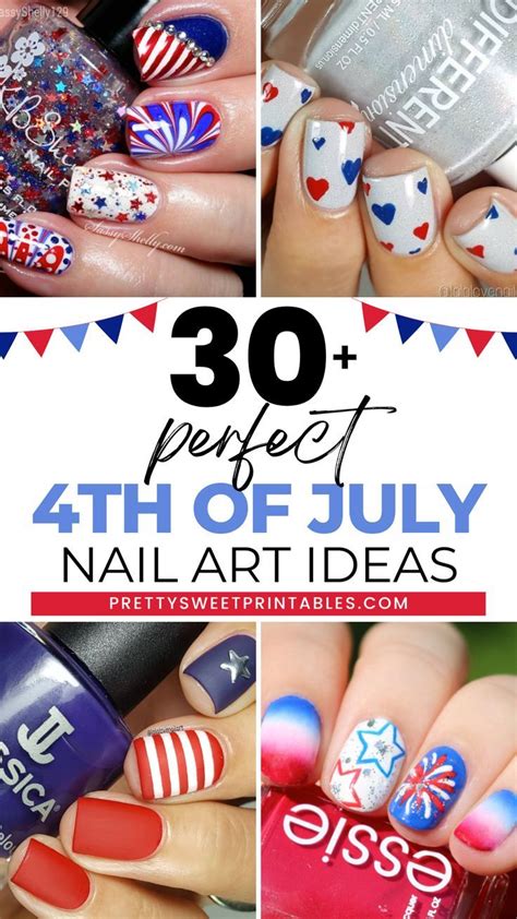 31 Perfect 4th Of July Nail Designs For Your Patriotic Look July