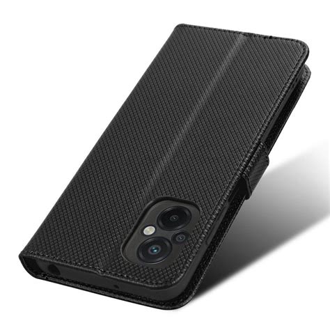 Preklopna Maska Diamond Texture Crna Za Xiaomi Poco M Maske Za Telefone Top Izbor