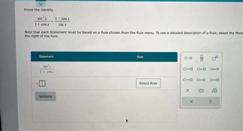 Solved Prove The Identity Cosxsin X Cscx Cosx Note That Chegg