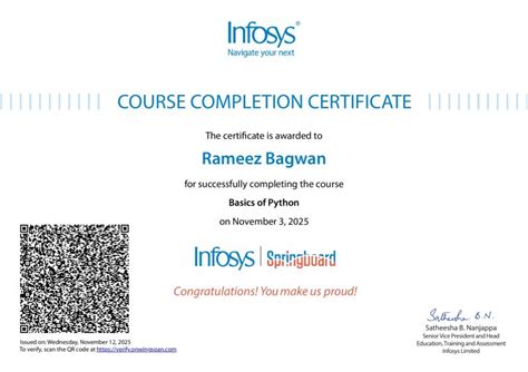 Python Infosysspringboard Continuouslearning Programming