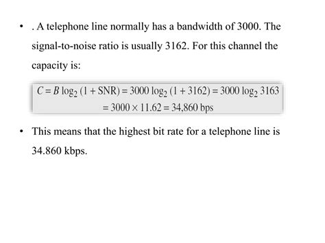 shannon capacity theorem pptx computer networking computing