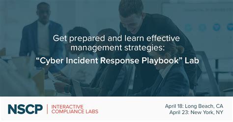National Society Of Compliance Professionals On Linkedin Nscp Cybersecurity Incidentresponse