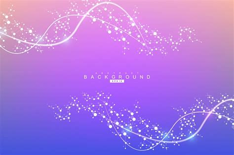 구조 분자 및 통신 Dna 원자 뉴런 설계를 위한 과학적 개념 점으로 연결된 선 의료 기술 화학 과학 배경 벡터 그림입니다 3차원 형태에 대한 스톡 벡터 아트 및 기타