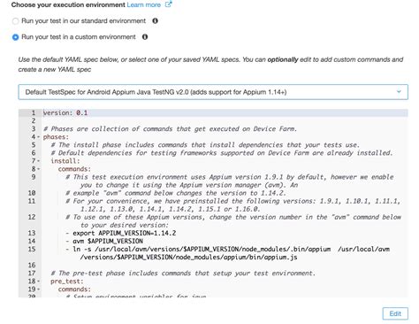 Automated Testing Of Android App With Aws Device Farm