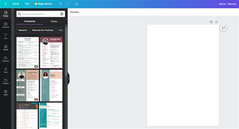 Canva CV Builder Create Professional CVs Online Pttrns