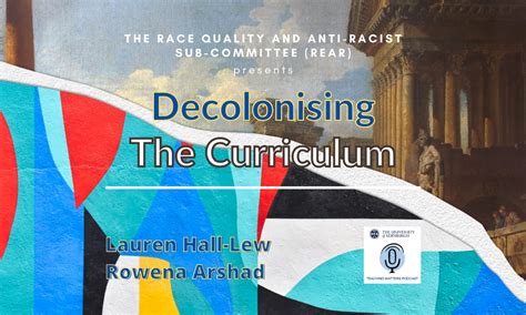 Podcast Decolonising The Curriculum Sharing Ideas With Lauren Hall