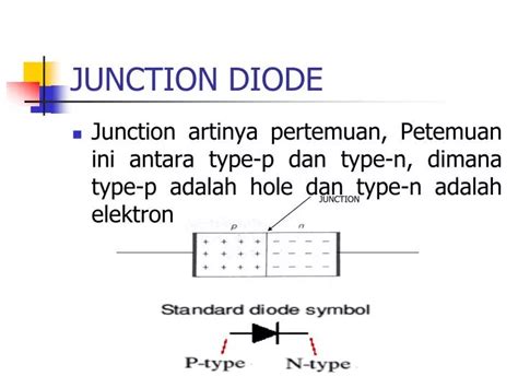 PPT JUNCTION DIODE PowerPoint Presentation Free Download ID 5247553