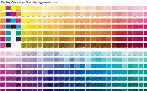 Free Pantone Colour Chart Artofit