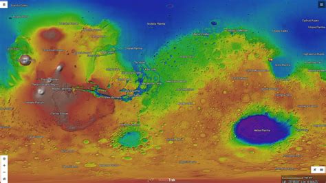 Nasa Map Mars Landings Curiosity Mars Rovers Route From Landing To