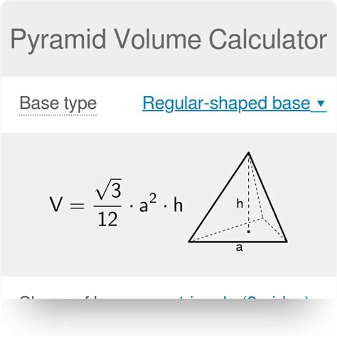 Volume Formula For Triangular Pyramid