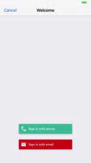 Firebase Authentication Direct Firebaseui To Phone Login In Ios App
