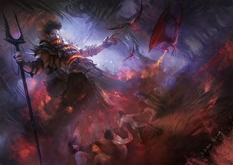 Tartarus Tartaros Primordial God Of The Great Stormy Tartarean Pit