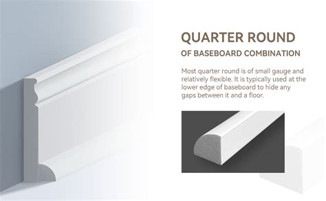 Sucesway Pvc Quarter Round Moulding White Pvc Baseboard