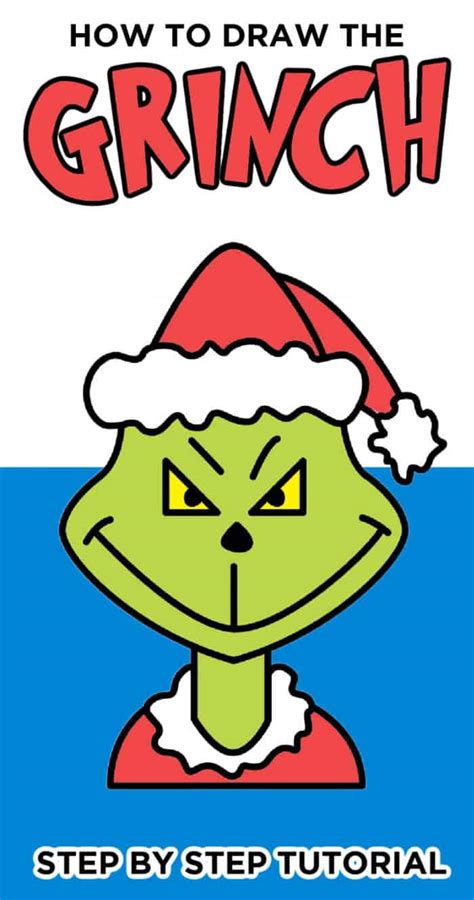 How To Draw The Grinch Made With HAPPY