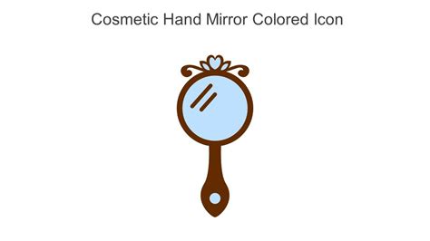 Cosmetic Hand Mirror Colored Icon In Powerpoint Pptx Png And Editable Eps Format PPT Template