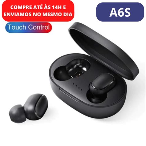 Fone De Ouvido Sem Fio Bluetooth A S Original Tws Melhor Que Redmi Airdots Xiaomi Com Microfone
