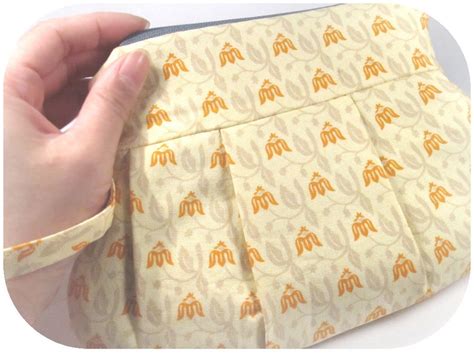 Pdf Pleated Pouch Tutorial Etsy