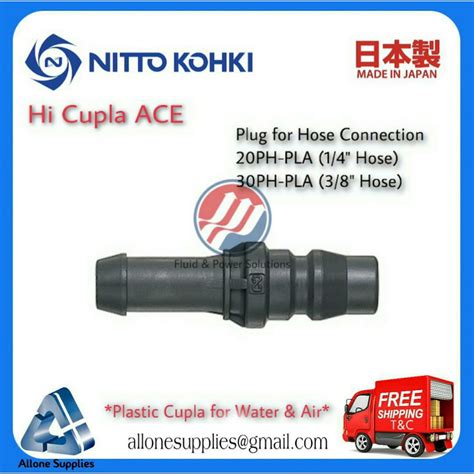 Genuinejapan Nitto Kohki Plastic Ace Cupla 20ph 30ph Air Coupler Air Cupla Quick Cupla Hi