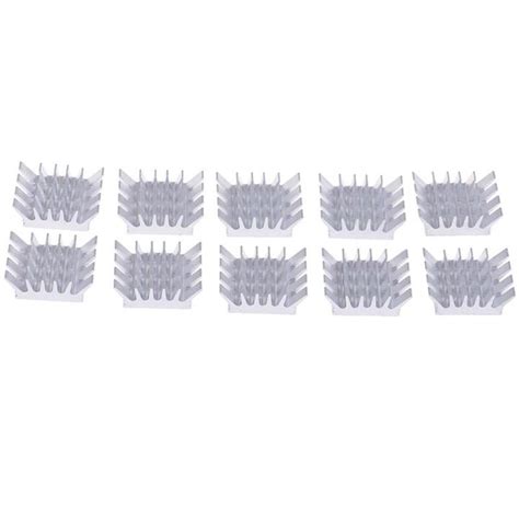 10pcs radiator aluminum heatsink cooler radiator heat sink for
