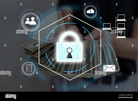 Cybersecurity Concept Global Network Security Technology Business