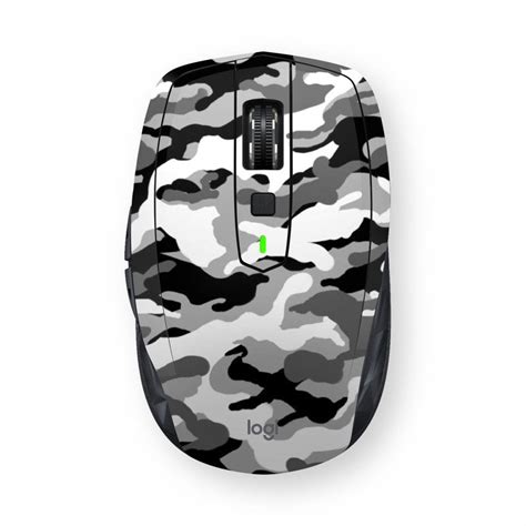Logitechrazerapple Grey Camo Mouse Skin Wrapcart Skins