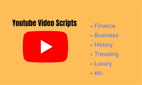 Write Engaging Youtube Scripts For Your Channel By Xaslan Fiverr