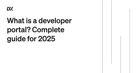What Is A Developer Portal Complete Guide For 2025