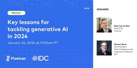 webinar on generative ai by fivetran and idc fivetran posted on the