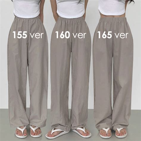 썸머팬츠 ️3기장남여공용ver 크런치 바스락 썸머 나일론 와이드 밴딩 컬러팬츠 여름 바지