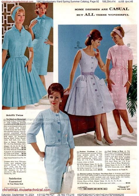 Catalogs And Wishbooks 1962 Outfits 1969 Clothing Montgomery Ward