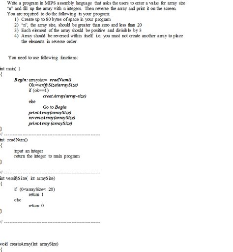 Write A Program In Mips Assembly Language That Asks