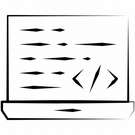 Code Coding Development Laptop Programming Icon