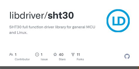 Github Libdriversht30 Sht30 Full Function Driver Library For General Mcu And Linux