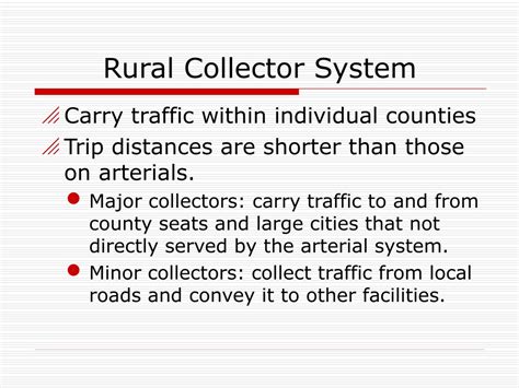 Ppt Highway Functional Classification Systems Powerpoint Presentation