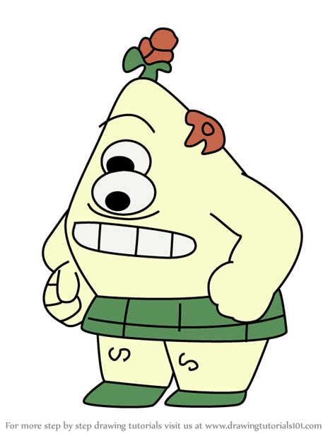 How To Draw Biclops From Chalkzone Chalkzone Step By Step