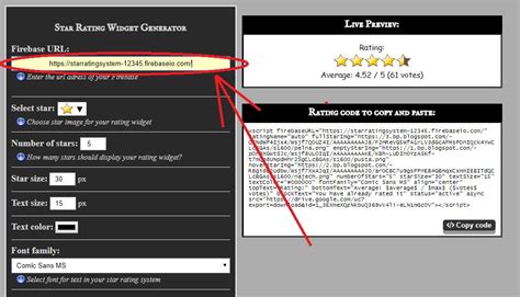 How To Create Free Firebase And Connect It To Star Rating System