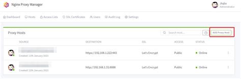 nginx proxy manager l administration simple d un reverse proxy