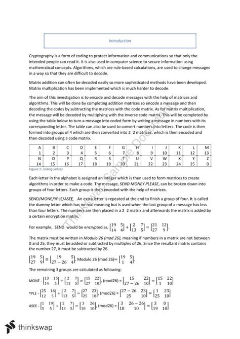 Matrices Direct Investigation Mathematical Methods Year 11 Sace Thinkswap