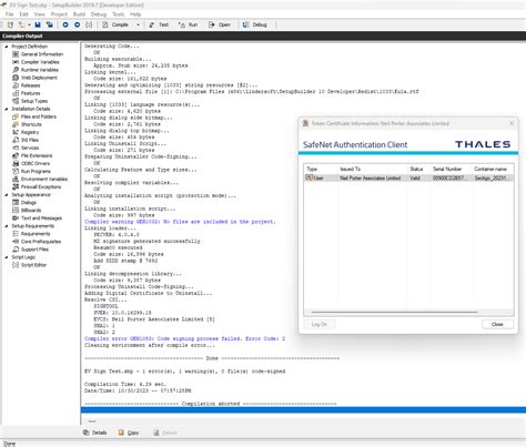 Sectigo Extended Validty Certificate Does Not Work