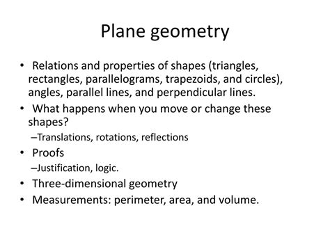 PPT Comprehensive Plane Geometry Guide PowerPoint Presentation Free Download ID 8777548