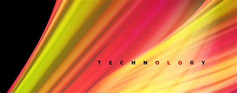 추상 파 라인은 검은 배경에 무지개 스타일의 색상 줄무늬를 액체 프리 젠 테이 션 응용 프로그램 배경 화면 배너 또는 포스터에