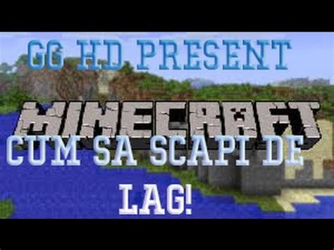 Tutorial Minecraft How To Fix Lag YouTube