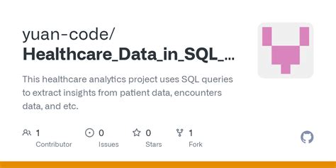 Github Yuan Code Healthcare Data In Sql And Visualization In Tableau