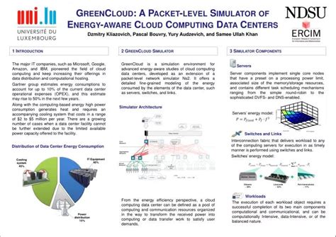 Ppt Greencloud A Packet Level Simulator Of Energy Aware Cloud