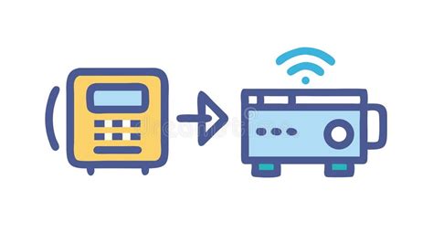 Digital Communication Flow Data Connectivity Vector Design Generative