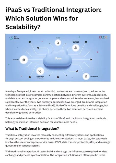 Ppt Ipaas Vs Traditional Integration Which Solution Wins For