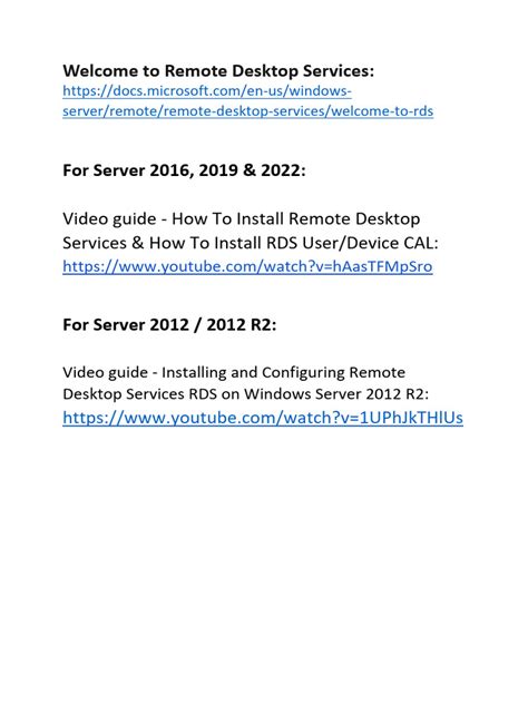Windows Server Rds Pdf Business Technology And Engineering