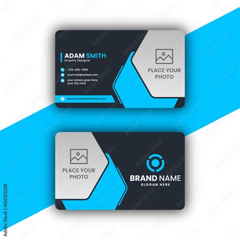 creative and modern corporate business card design bundle name card