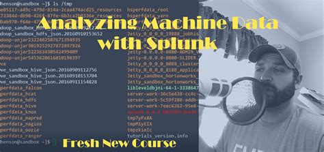 Analyzing Machine Data With Splunk Thomas Henson